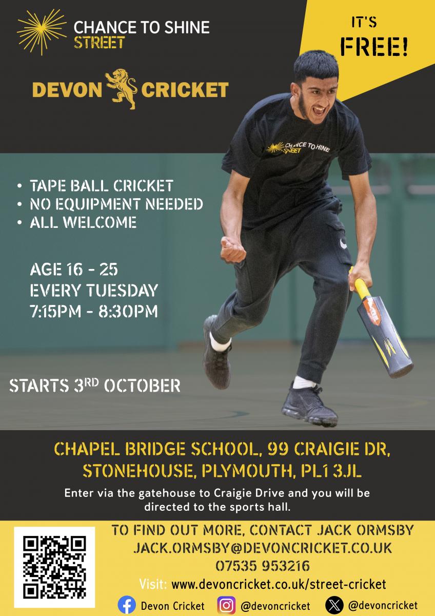 Plymouth Chance to Shine Street Hub - Devon Cricket